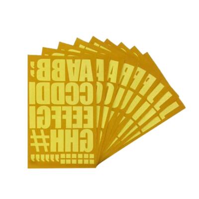 2 Inch Iron On Transfer Gold Flock Letters for T-Shirts Bags Totes 9 ...