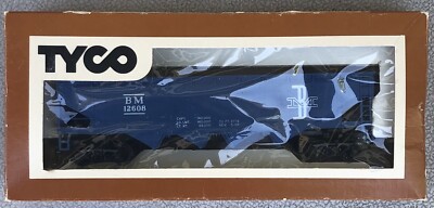 Tyco HO Scale - Non-Operating Hopper Car, 344D - Boston-Maine | eBay