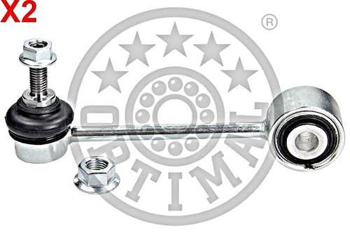 Rear Steel Stabiliser Rod Strut 2x OPTIMAL Fits PORSCHE 09-16 ...