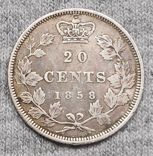 1858 Canada Twenty(20) Cents Coin - KM# 4 | eBay