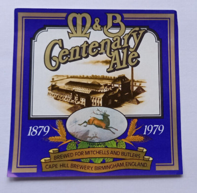 Mitchell & Butler - M&B - Centenary Ale - 1879~1979 - Vintage Beer ...