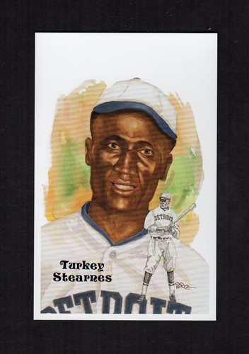 #249 TURKEY STEARNES, Detroit Stars/Negro Leagues ~ Perez-Steele HOF ...