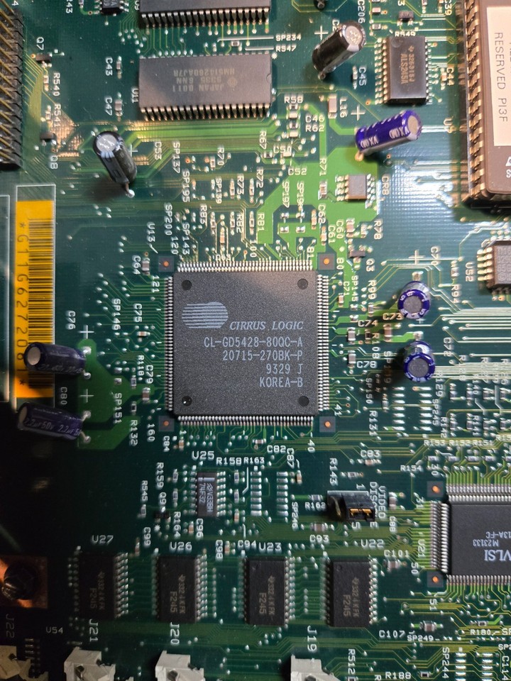 IBM PS/1 Consultant Tower Case wt Motherboard & Intel 486DX2-66 CPU ...