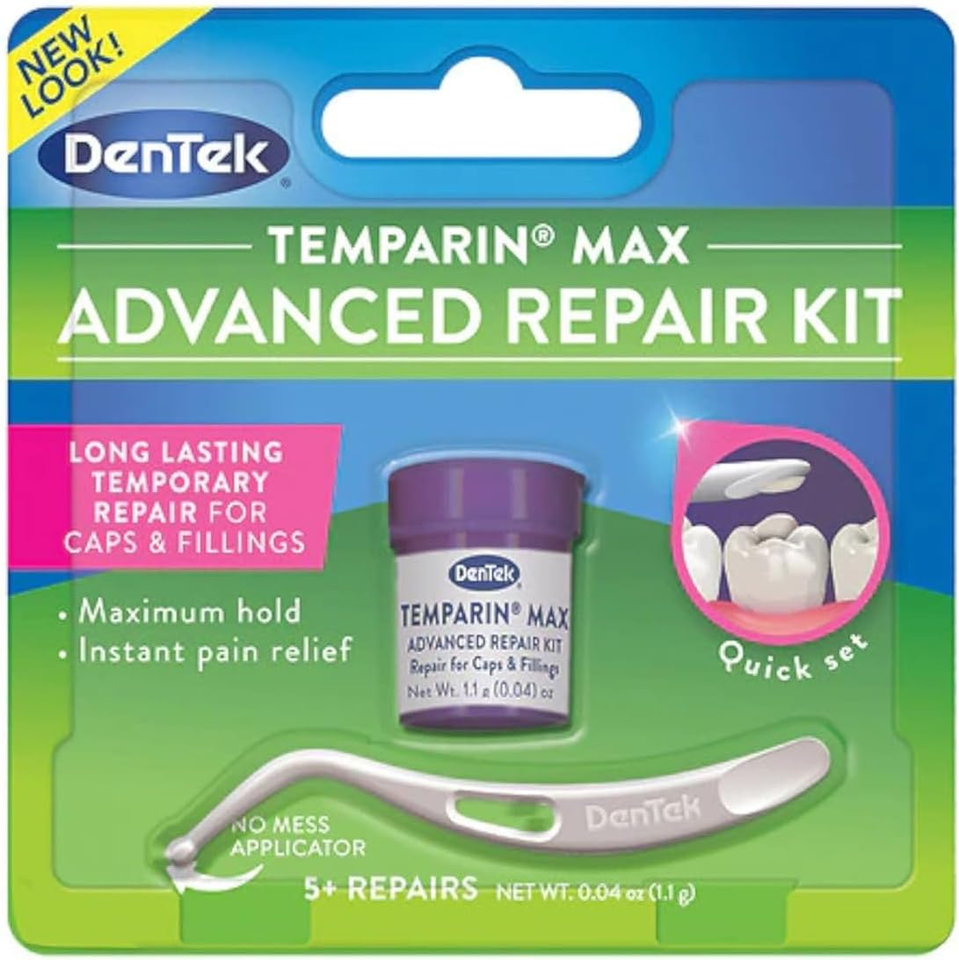 Dentek Temparin Max Lost Filling and Loose Cap Repair Kit | One Step ...
