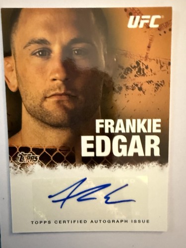 2010 Topps UFC Series 4 - Fighter Autographs Frankie Edgar #FA-FE (AU ...