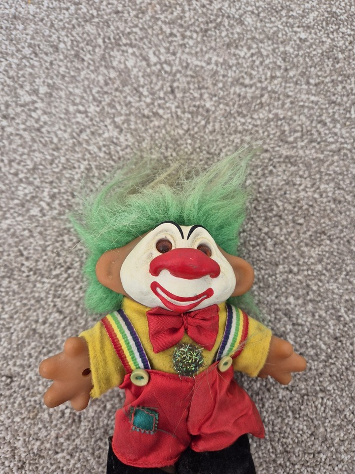 RARE 5" CLASSIC 2005 DAM THINGS CLOWN TROLL FIGURE BASED ON 1986 ...