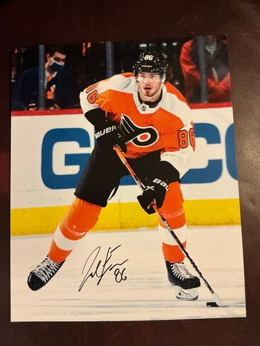 Philadelphia Flyers Autographed Joel Farabee signed 8 x 10 Photo JSA ...