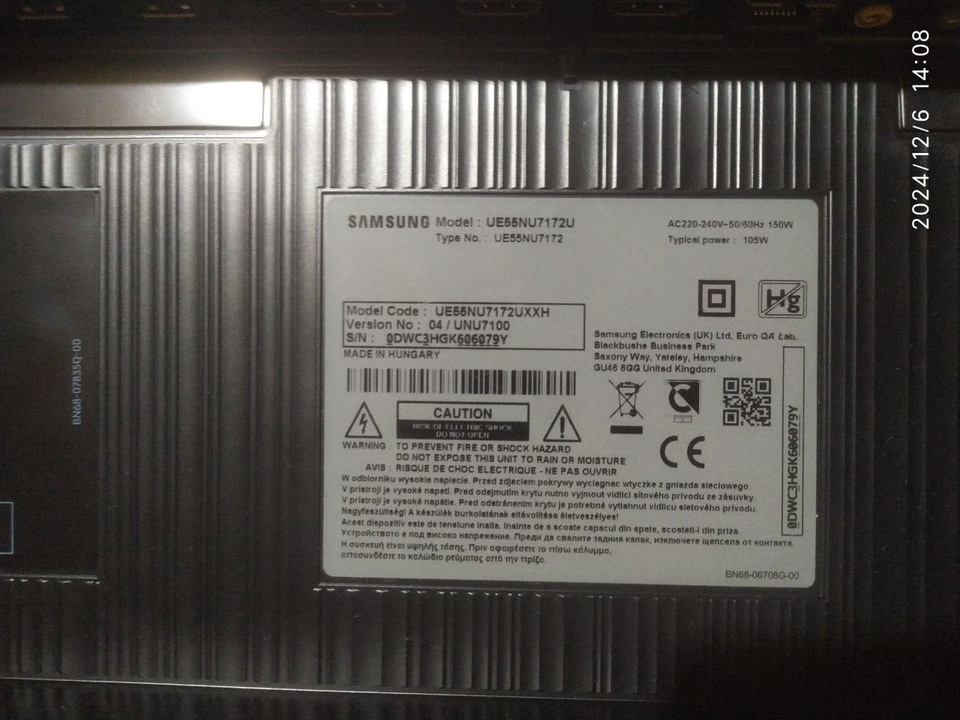 Mainboard BN94-12802E BN4112802E für Samsung UE55NU7172UXXH | eBay.de