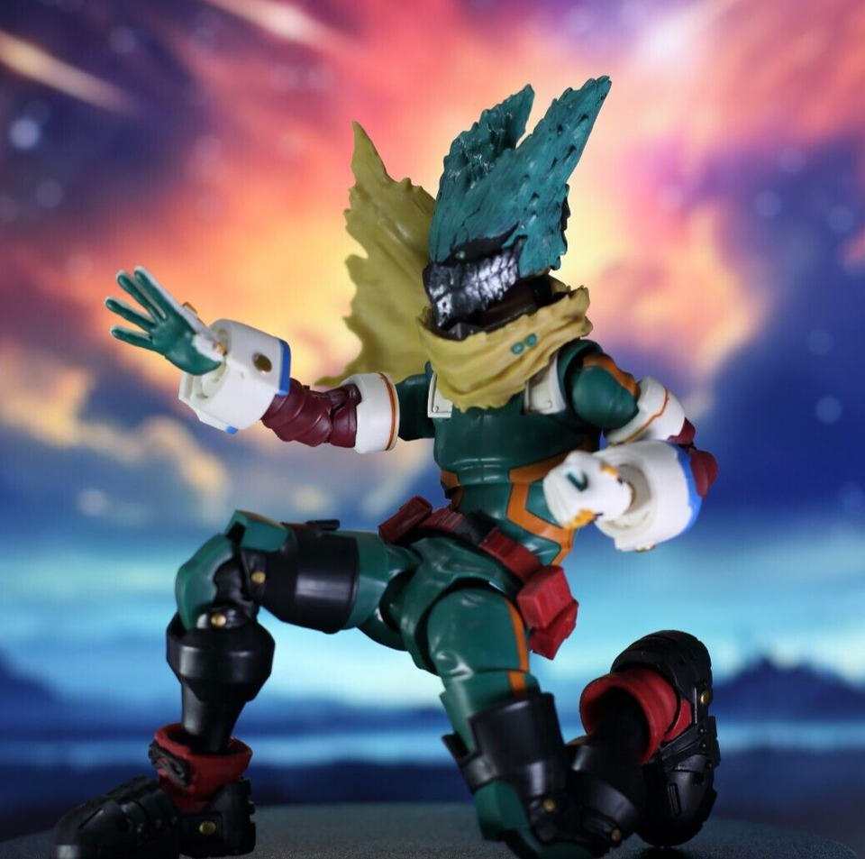 Handmade 1/12 Fully Painted Head for deku my hero Action Figure SHF (No ...