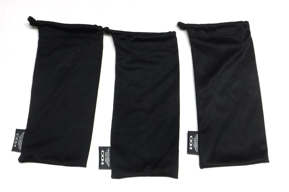 Oakley Black Micro Fiber Soft Cloth Cleaning Bag Lot of 3 Small Size 3 ...