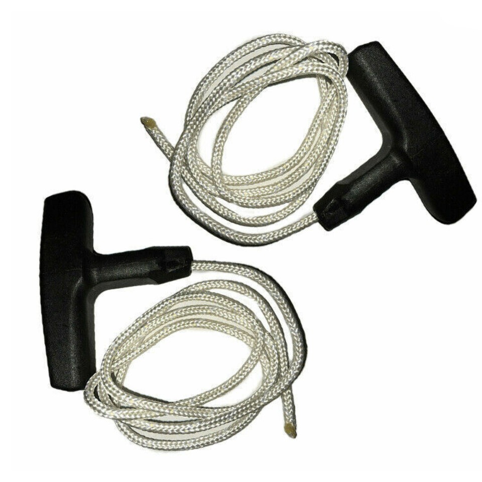 2x 1M Starter Pull Cord Handles Ropes Cable For Honda/Kohara/Kawasaki ...