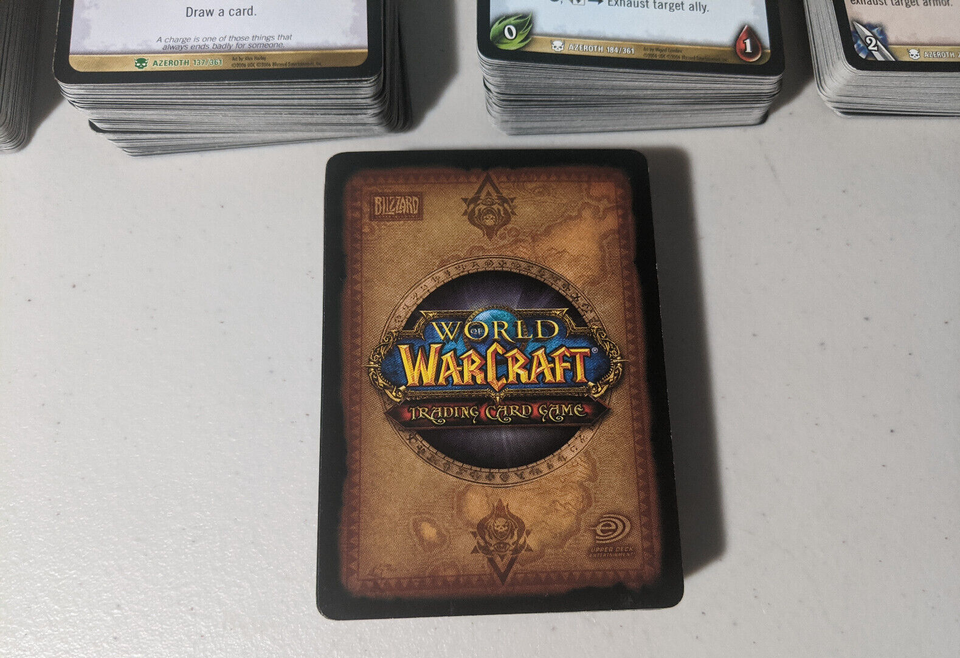 Large Lot of 330 World of Warcraft trading cards - Heroes of Azeroth ...