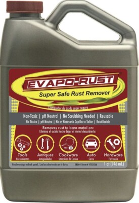 CRC ER004 Evapo-Rust, Heavy-Duty Rust Remover, Reusable, Water Based ...
