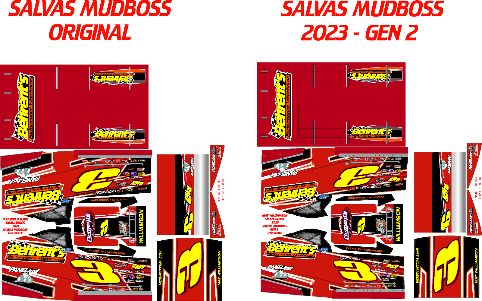 SALVAS MUDBOSS TRAXXAS SLASH MWB2020 WRAP KIT | eBay