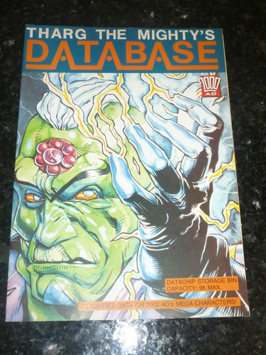 2000 AD Comic - THARG THE MIGHTY'S - Datebase sticker Album (Empty ...