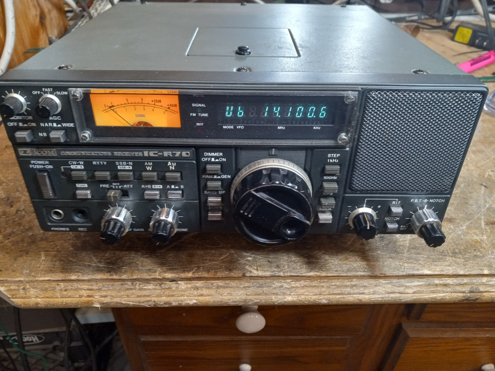 ICOM IC-R70 Ham and Gen. Coverage Receiver Ham 0.1 to 30Mhz, FL-44 ...