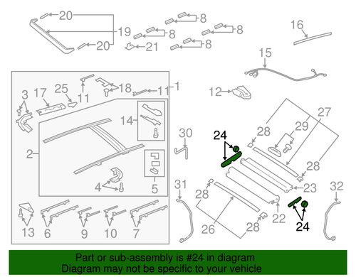 Genuine Audi Sunshade Hardware Kit 4L0-898-174 | eBay