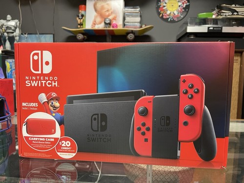 Mario Red Nintendo Switch Console - NEW In Box CIB NIB Walmart | eBay