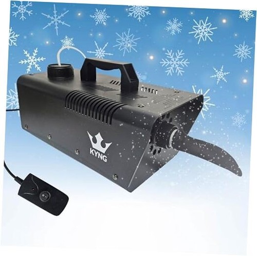 Snow Machine 650W Wired Remote Snow Maker Snowflake Maker for DJ ...