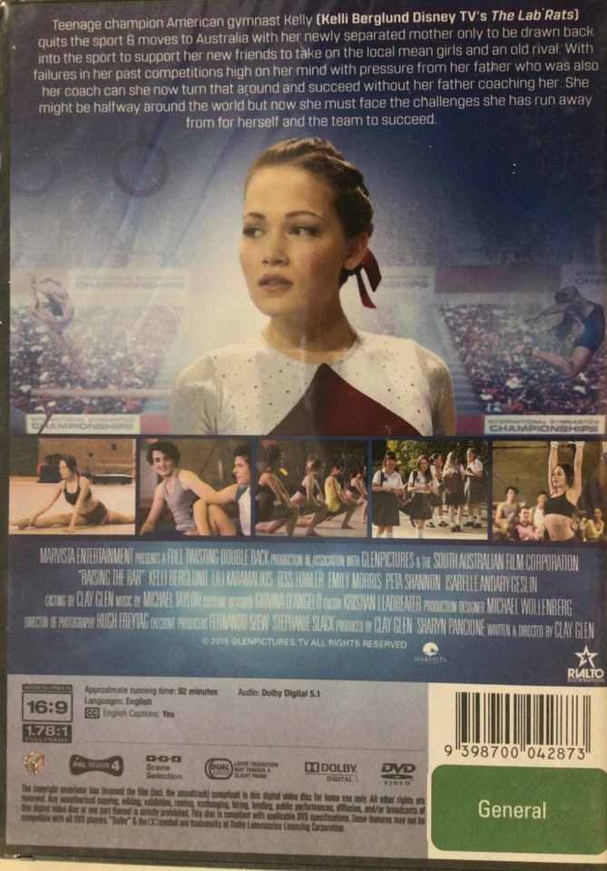 Raising the Bar (2016, DVD, Rg4) Australia Gymnastics, Jordyn Weiber ...