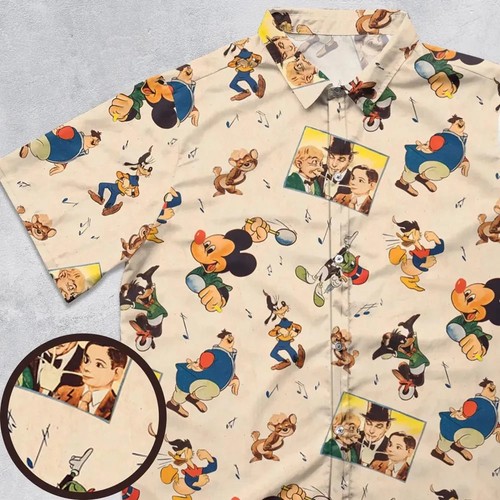 Fun And Fancy Free Characters Button Down Shirt | eBay