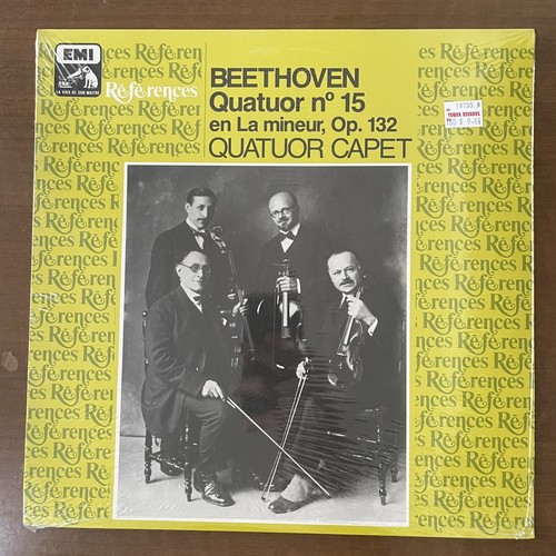 SEALED Quatuor Capet Beethoven Quartet #15 Op. 132 LP EMI References ...