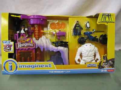 Fisher Price Imaginext Batman Penguin Lair Headquarters unopened box | eBay