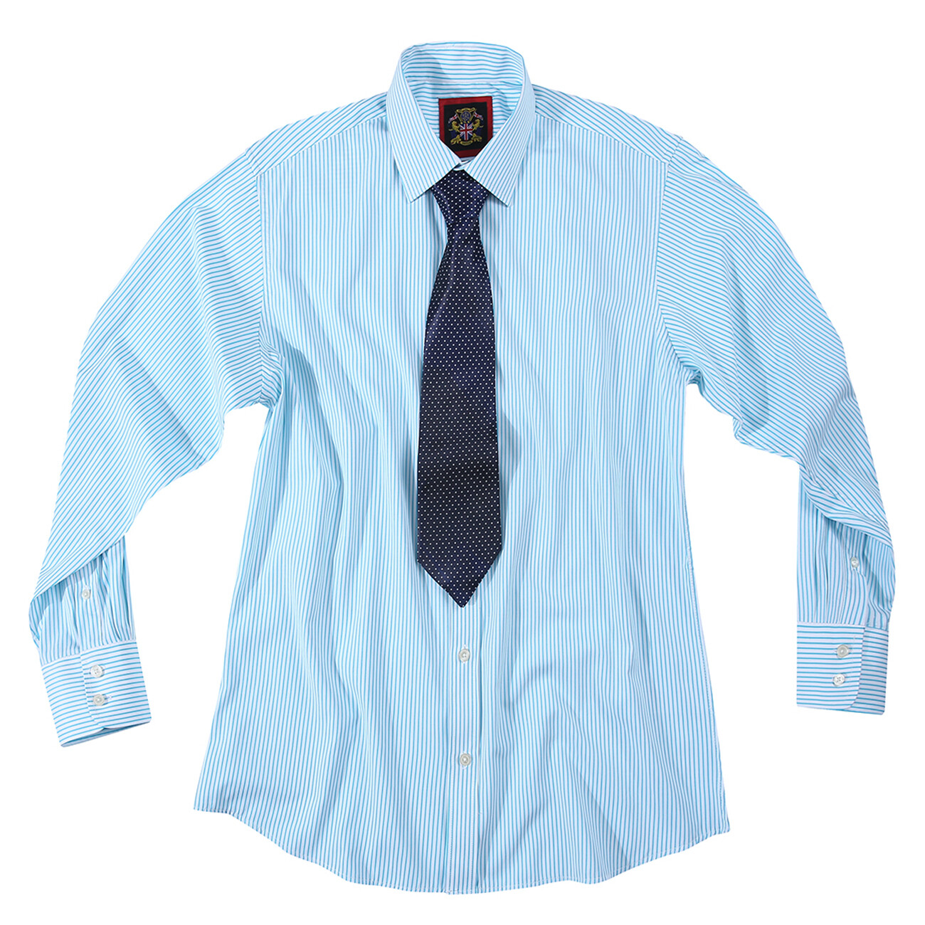 Mens Dress Shirts Regular Fit Formal Office Stripe Pattern,Single Cuffs ...