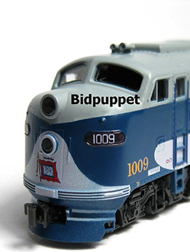 N Scale EMD E8A Diesel Locomotive Wabash #1009 Kato Kobo Custom 176 ...