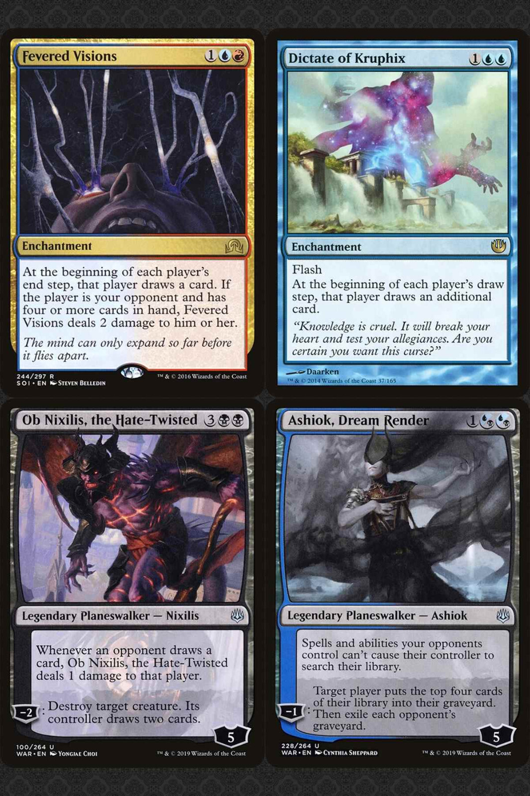 Nekusar, the Mindrazer Commader Deck EDH Magic MTG Ready-to-Play Grixis ...