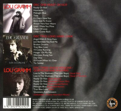 LOU GRAMM QUESTIONS & ANSWERS: THE ATLANTIC ANTHOLOGY 1987-1989 NEW CD ...