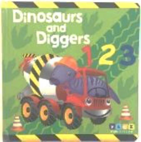 Dinosaurs and Diggers 123 Toddlers Counting - Kids Books - Childrens ...