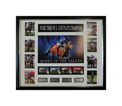 Winx 2015 - 2018 Cox Plate Champion Queen of the Valley Framed Record ...