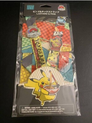 Pokemon WCS 2023 Yokohama Pikachu Laynyard & Pins Neck strap Japan | eBay