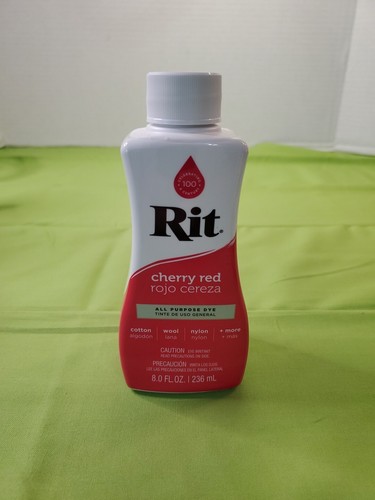 Rit Dye Liquid 8oz-Cherry Red, 8-8230 | eBay