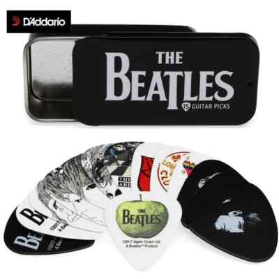 D'Addario Beatles Signature Guitar Pick Tins, Logo, 15 picks, 1CAB4 ...