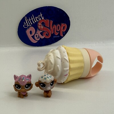 RING & TEENIEST KITTEN CAT & MONKEY PETS - Littlest Pet Shop - Hasbro ...