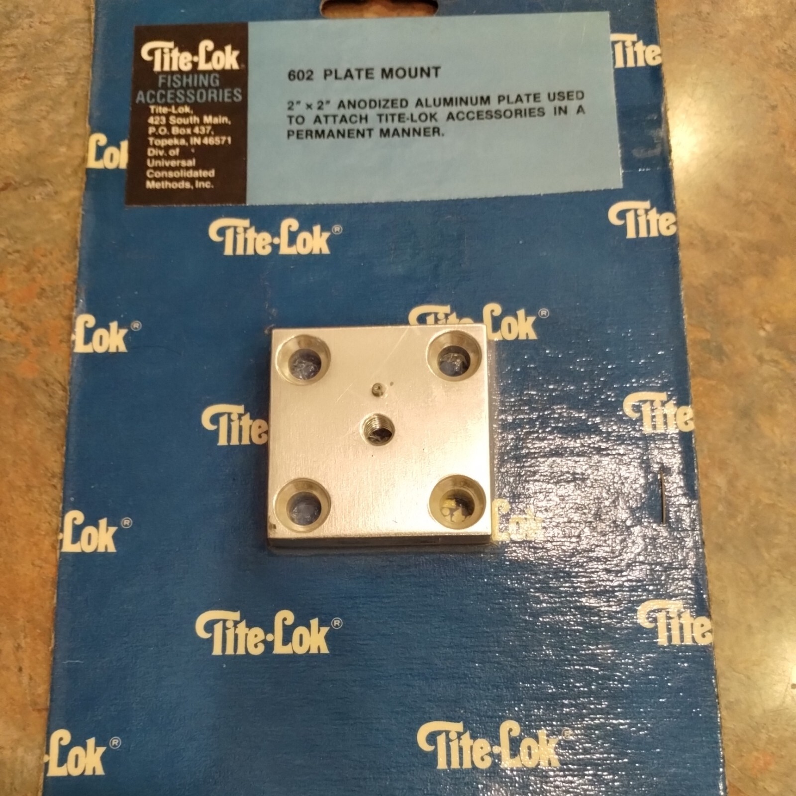 Tite-Lok 602 Plate Mount 2 X 2 Anodized Aluminum | eBay