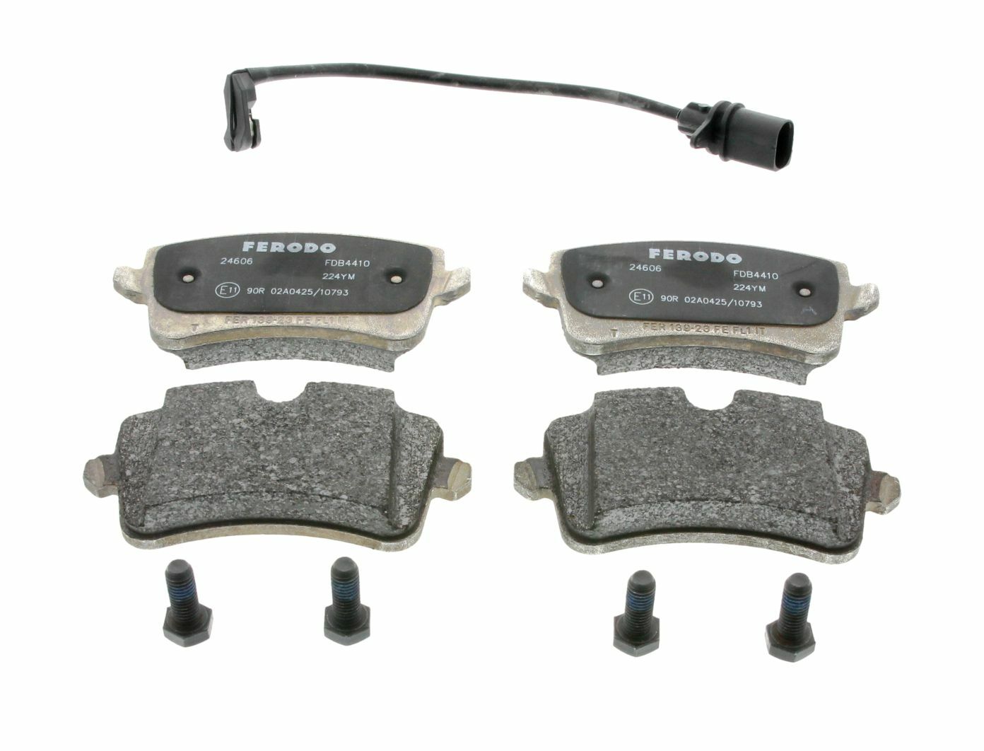 Rear Brake Pad Set Fits Audi Porsche OE 4G0698451 Ferodo FDB4410 | eBay