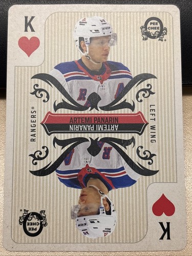 2024-25 24/25 O-Pee-Chee Playing Cards King of Hearts Artemi Panarin NY ...