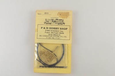 P&D Hobby O Cast Brass FA FB Locomotive MU Connection System 4-Line R&L ...