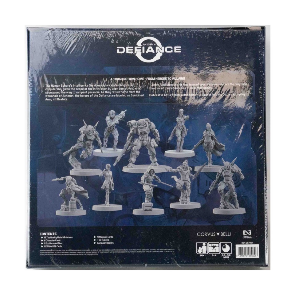 Corvus Belli Infinity Defiance Outcast Expansion Box EX/NM | eBay