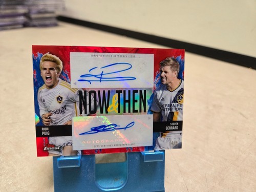 2024 Topps MLS Finest Steven Gerrard/ Riqui Puig Dual Auto Red /5 Now ...
