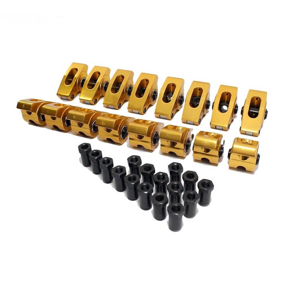 396 427 454 BBC Big Block Chevy Aluminum Roller Rocker Arms 1.7 Ratio 7 ...