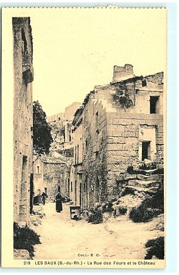S03-6395, LEX BAUX, LA RUE DES FOURS ET LE CHATEAU, ANTIQUE POSTCARD | eBay
