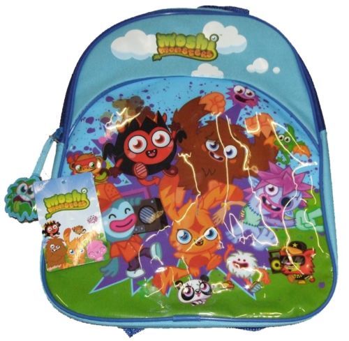 MOSHI MONSTERS JUNIOR BACKPACK CHILDS KIDS RUCKSACK SCHOOL NURSERY BAG ...