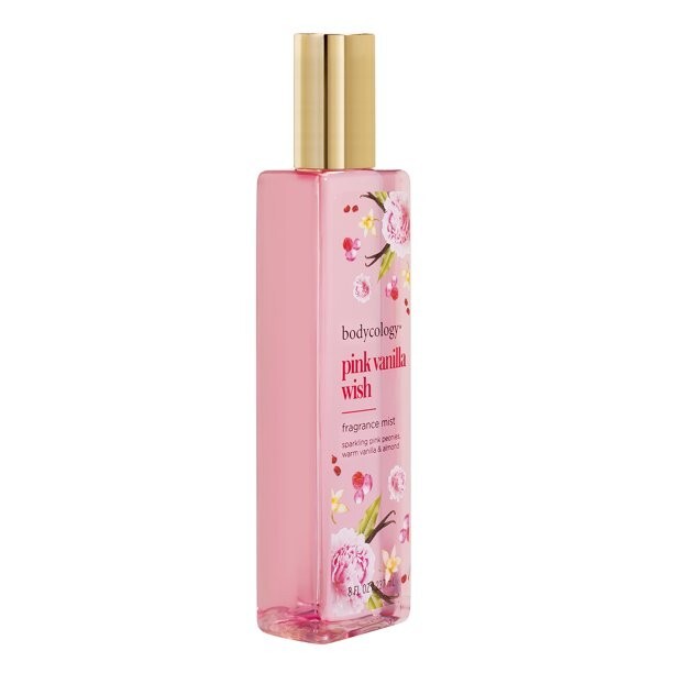 Bodycology Pink Vanilla Wish Fragrance Mist 8 oz peonies vanilla almond ...