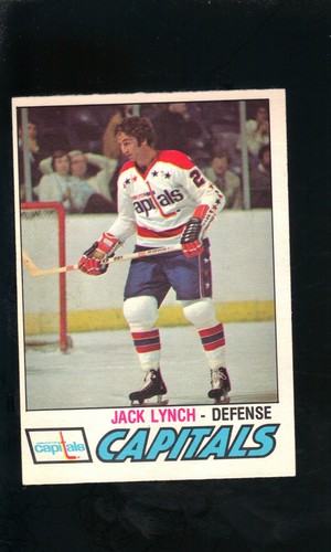 1977 O-PEE-CHEE HOCKEY CARD JACK LYNCH #369 NM-MT CAPITALS | eBay