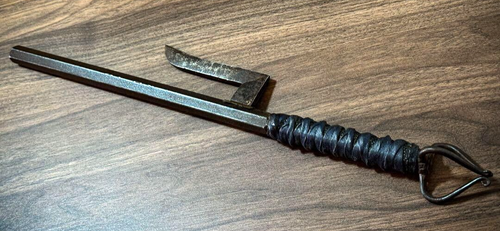 Jutte Jitte Japanese Traditional Weapon Iron Pole Edo Period Police ...