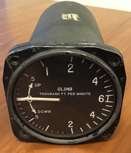 KOLLSMAN Rate of Climb Indicator #639K-03 Vintage Aviation Instrument ...